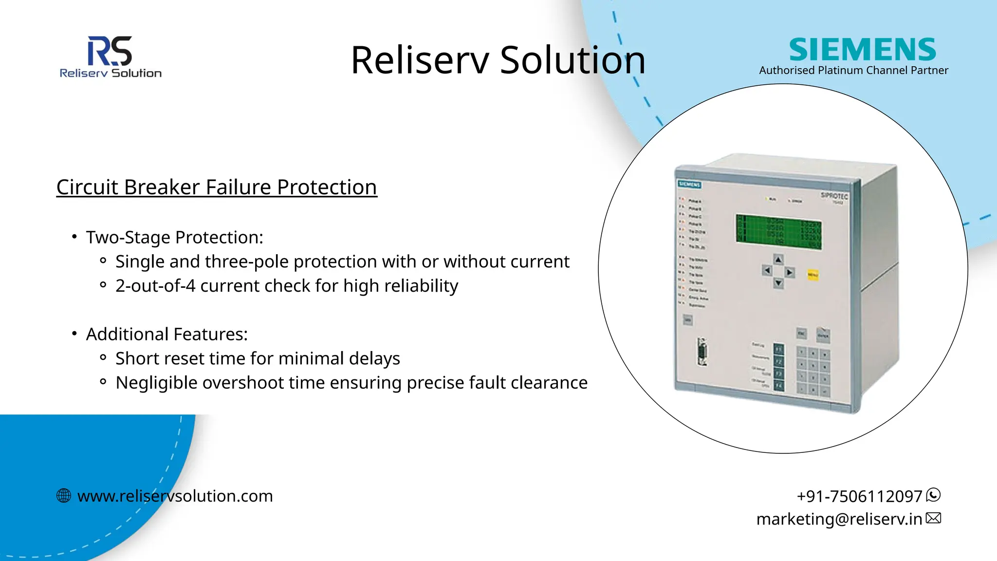 Siemens SIPROTEC 4 7VK61 Protection Relay: | PPTX