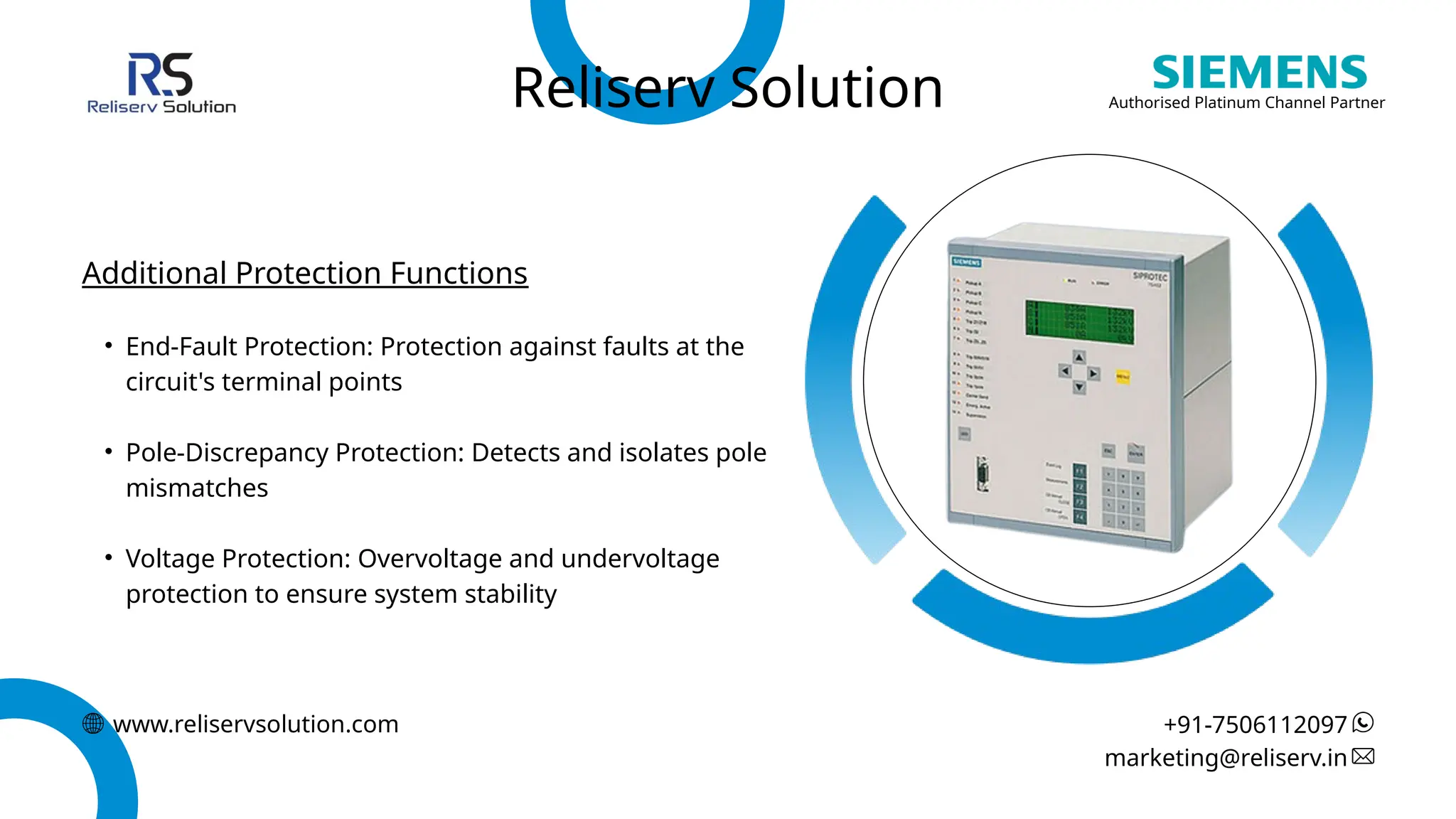 Siemens SIPROTEC 4 7VK61 Protection Relay: | PPTX