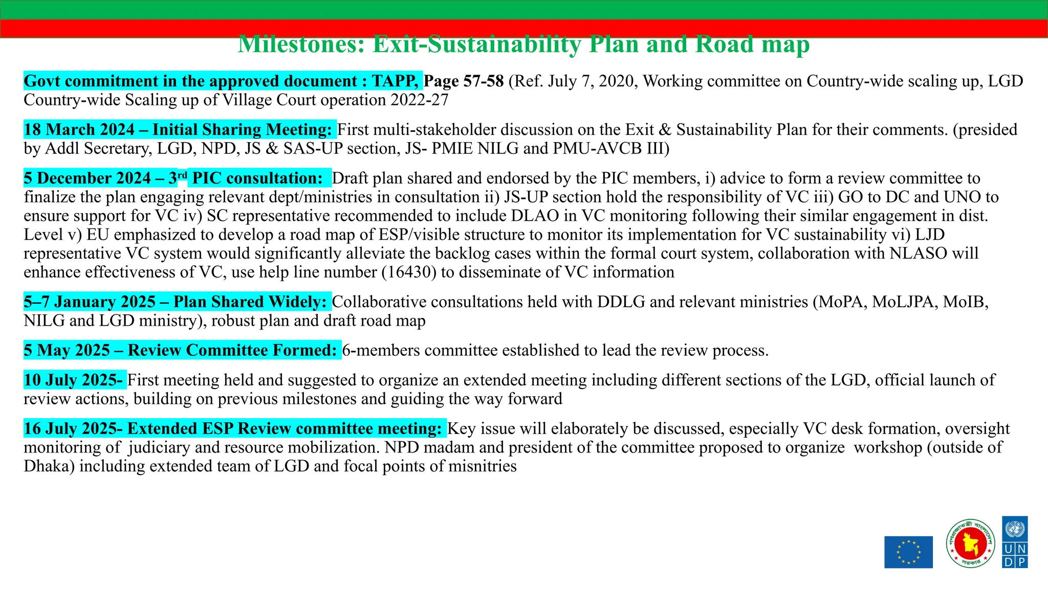 ROADMAP AND PATHWAYS TO EXIT AND SUSTAINABILITY.pptx