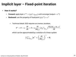 Deep Implicit Layers: Learning Structured Problems with Neural Networks | PPT