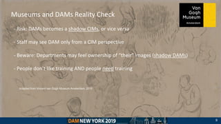 2019 DAMS and Cultural Heritage - a Professional Dialog | PPT