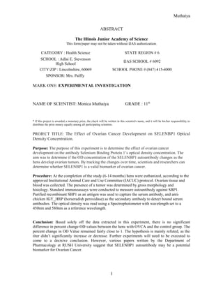 science fair paper (1) | DOC