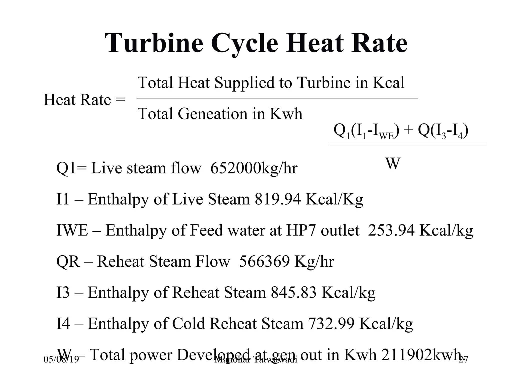 210 mw turbine cycle heat rate | PPT