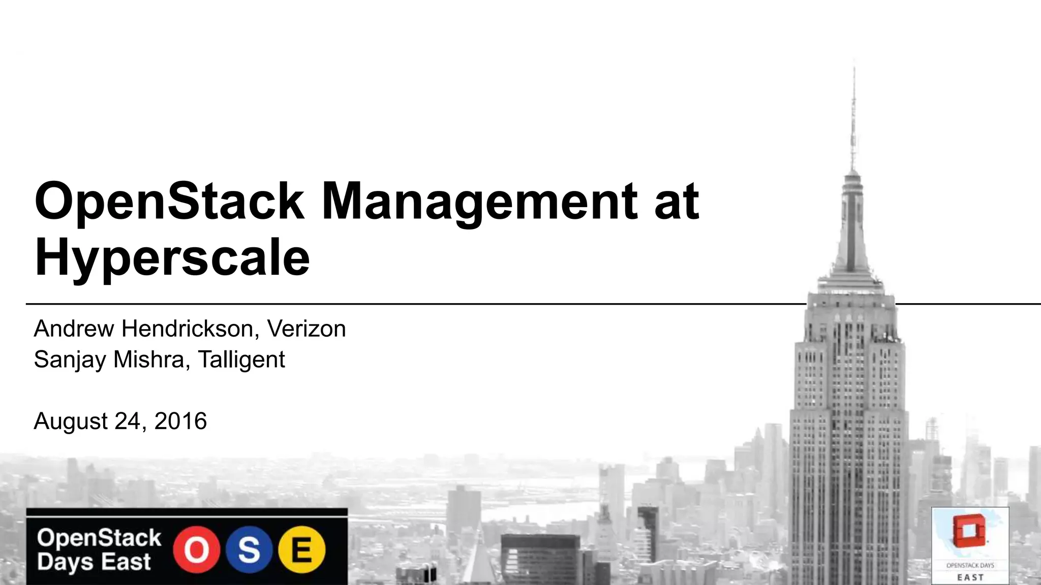 OpenStack Management at Hyperscale | PPTX | Cloud Computing | Internet