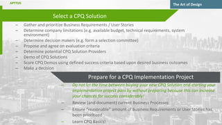 The Path to Configure Price Quote (CPQ) Sustainability | PPTX ...