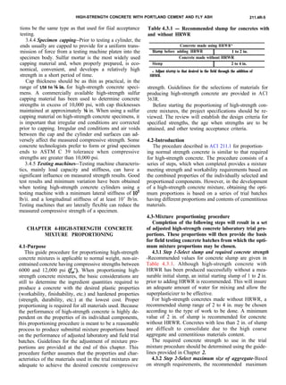 211.4 r 93 guide for selecting proportions for high-strength | PDF