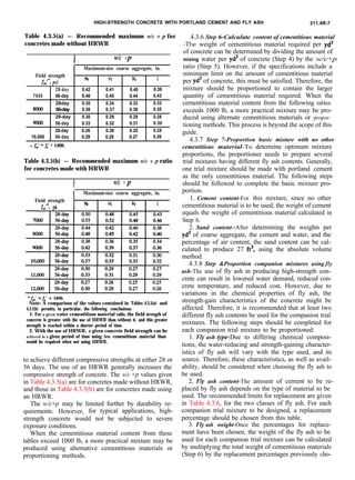 211.4 r 93 guide for selecting proportions for high-strength | PDF