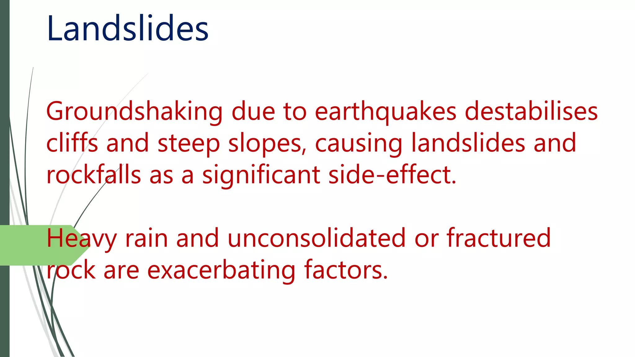 Environment Damage Due To Earthquake | PPTX