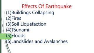 Environment Damage Due To Earthquake | PPTX