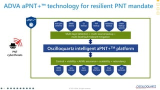 ADVA launches new aPNT+™ platform to protect critical network ...