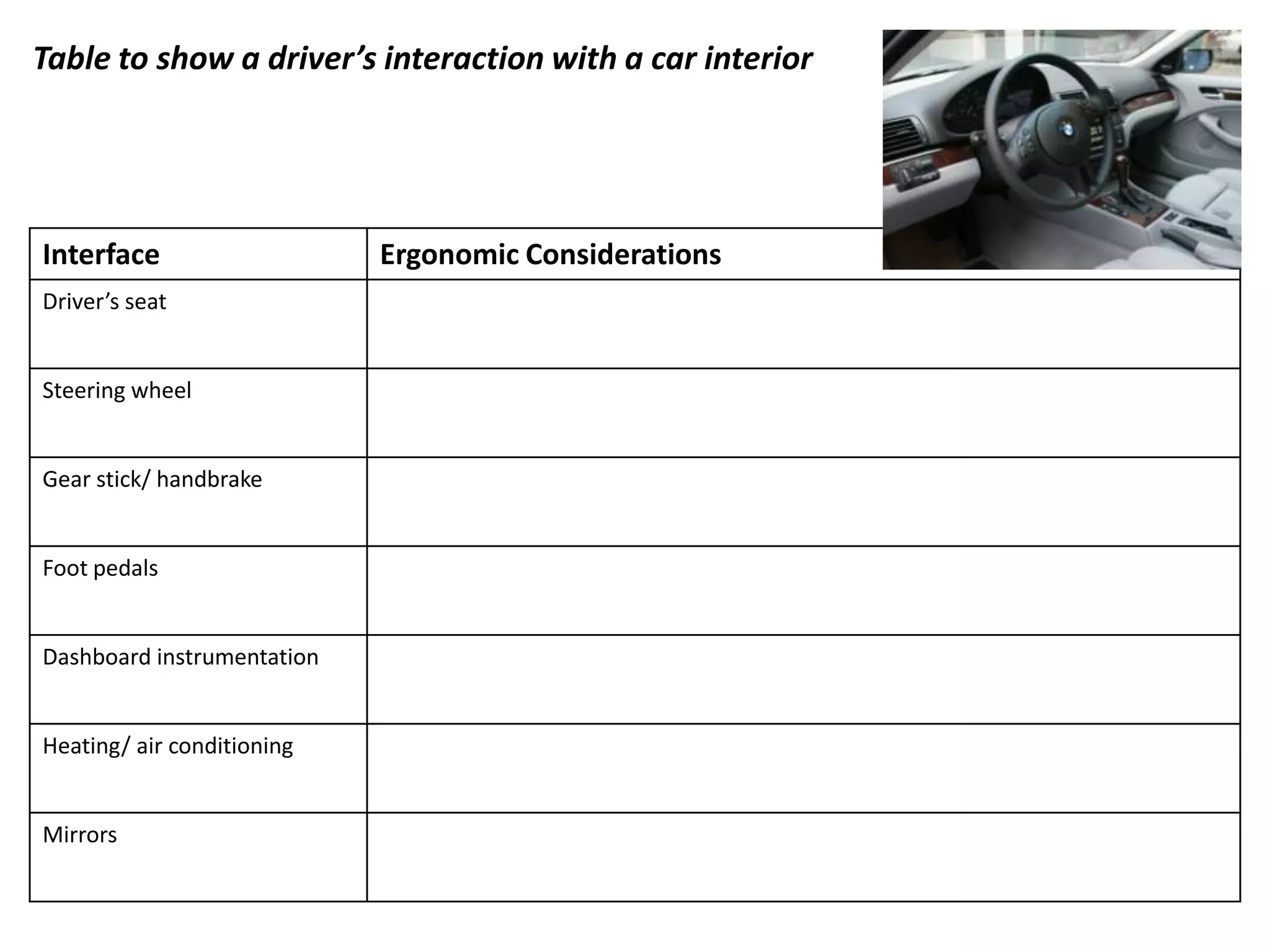 Anthropometrics & Ergonomics | PPTX