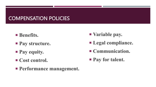 Compensation strategy as a part of HRM and compensation policies.pptx