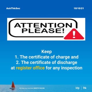 Registration of Charge | PPTX | Business | Business and Finance