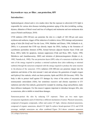 Durg design of sunscreen preparation.pdf