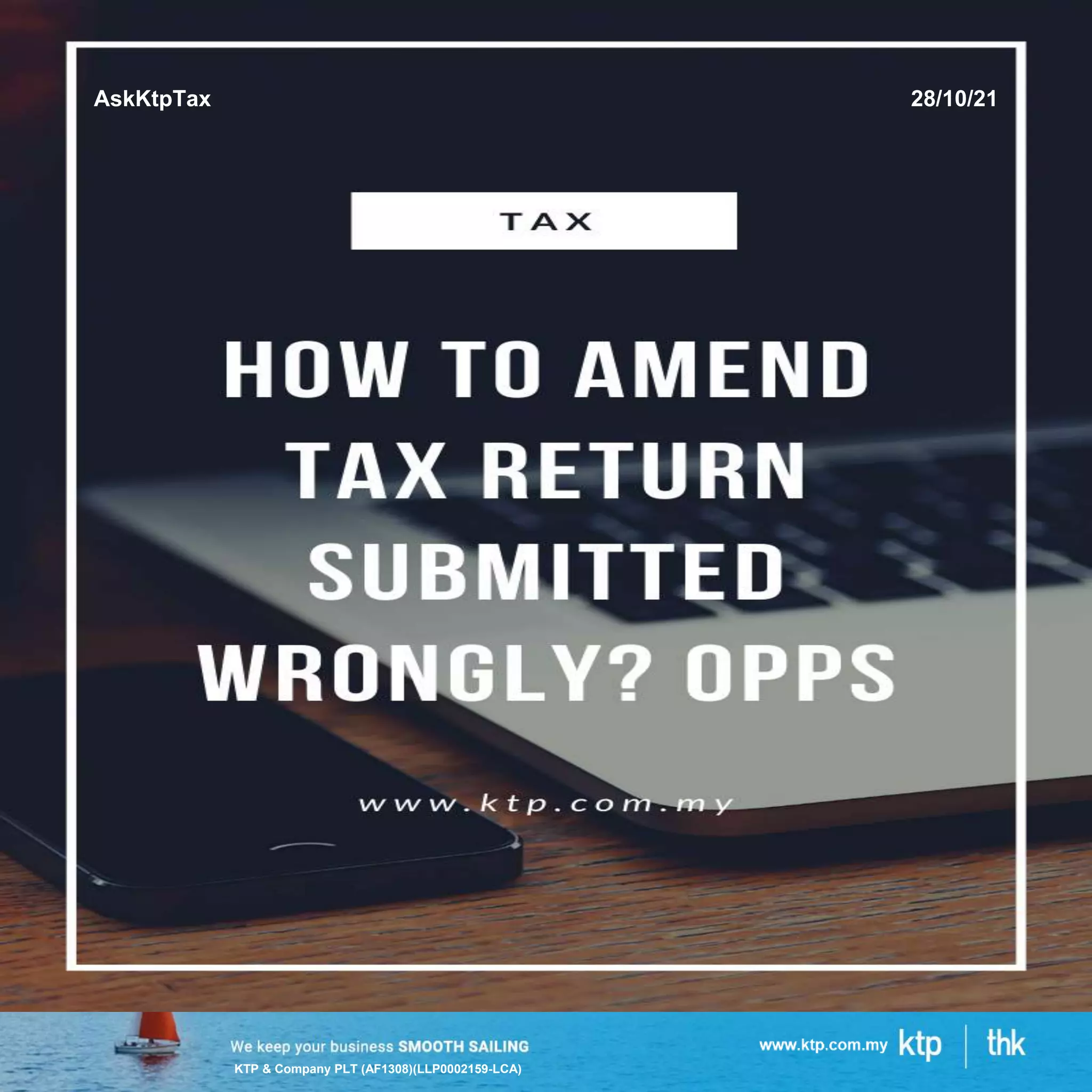 how to amend tax return | PPTX