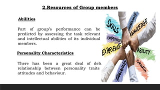 Determinants of Group Behavior | PPTX