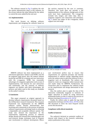 Constructing a software requirements specification and design for electronic IT news magazine ...