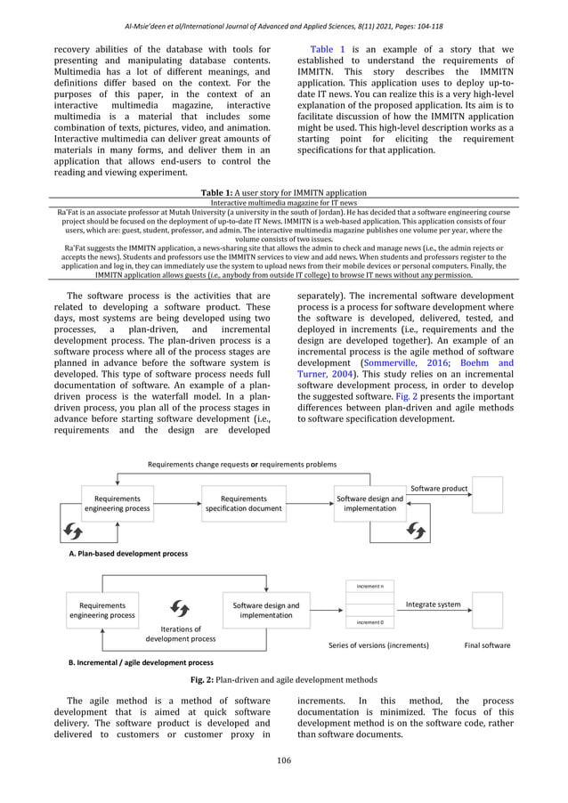 Constructing a software requirements specification and design for electronic IT news magazine ...