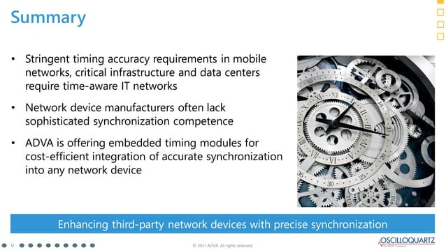 Meet the industry's first pluggable module for precise synchronization ...
