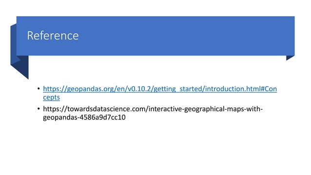 Geopandas.pptx | Geography | Science