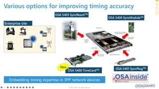 Inject precise synchronization into open compute servers | PPT