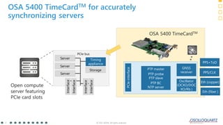 Inject precise synchronization into open compute servers | PPT