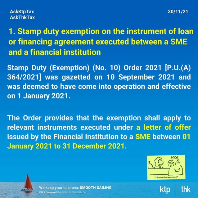 Stamp Duty Exemption 2021 | PPTX