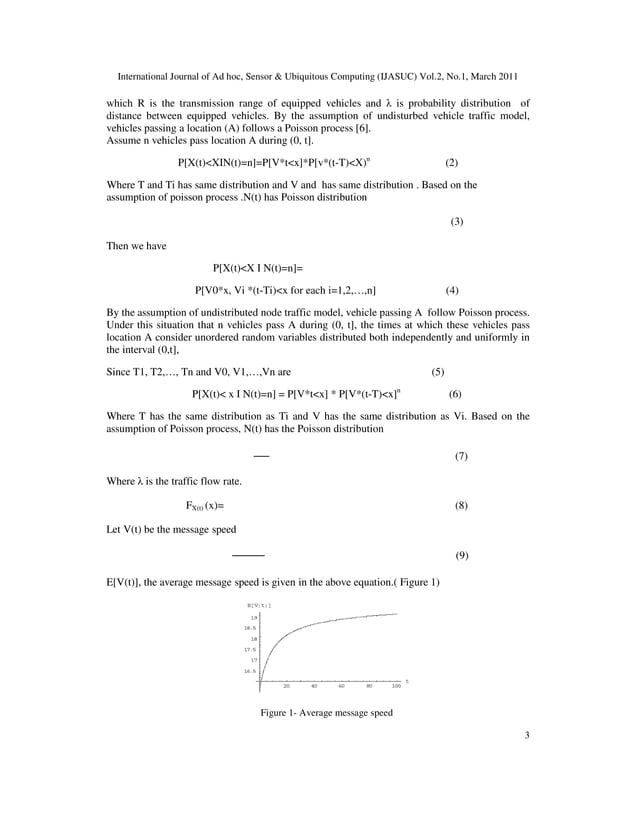 Message Propagation in Vehicular Ad hoc Networks under free flow and congested flow Scenarios | PDF