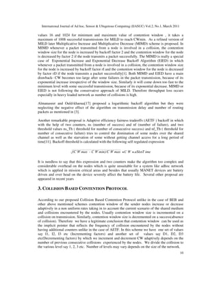 ACHIEVING ENHANCED THROUGHPUT IN MOBILE ADHOC NETWORK USING COLLISION AWARE MAC PROTOCOL | PDF