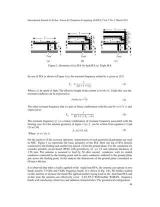 IMPEDANCE MATCHED COMPACT ZIGZAG MULTIBAND INVERTED-F ANTENNA FOR WI-FI ...