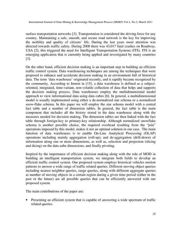 Hits A History Based Intelligent Transportation System Pdf