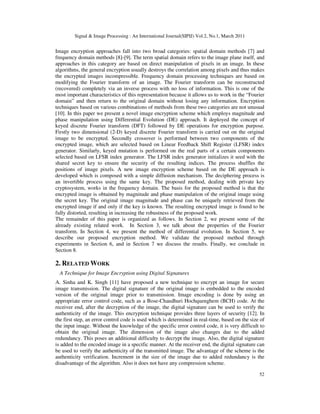 Image Encryption Using Differential Evolution Approach in Frequency Domain | PDF