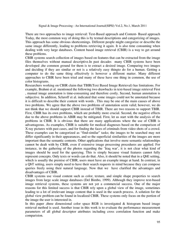 Efficient CBIR Using Color Histogram Processing | PDF