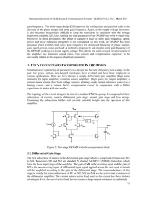 Design of a high frequency low voltage CMOS operational amplifier | PDF