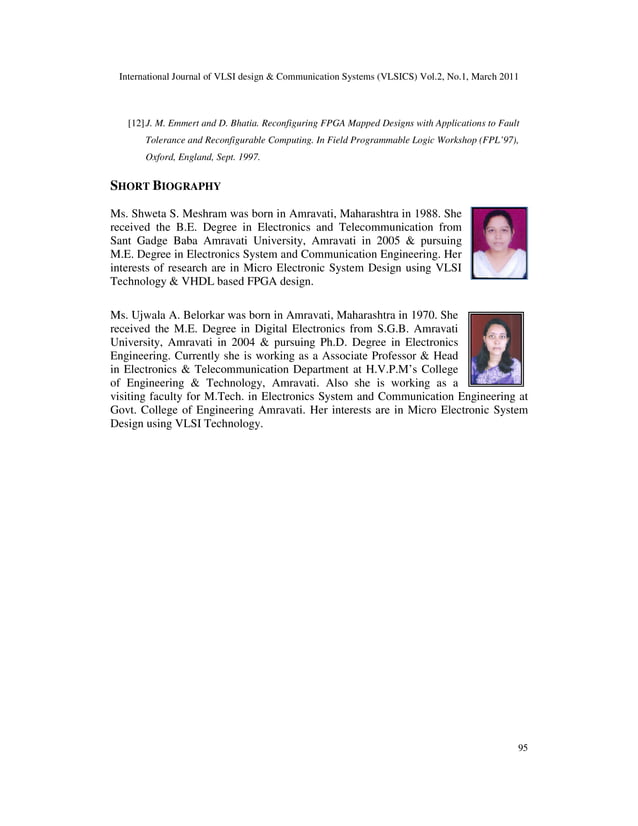 DESIGN APPROACH FOR FAULT TOLERANCE IN FPGA ARCHITECTURE | PDF