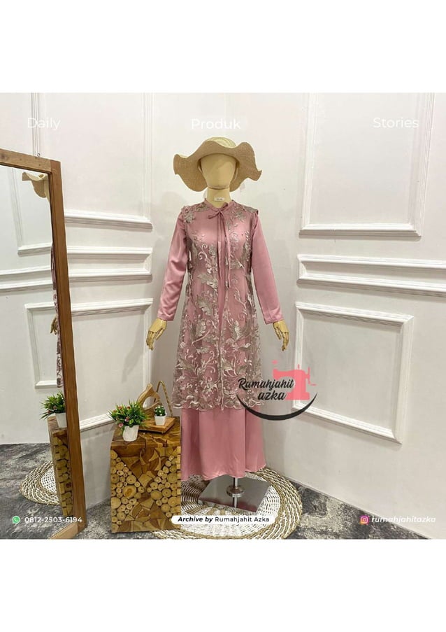 Kebaya Brukat Outer by Rumah Jahit Azka | PDF