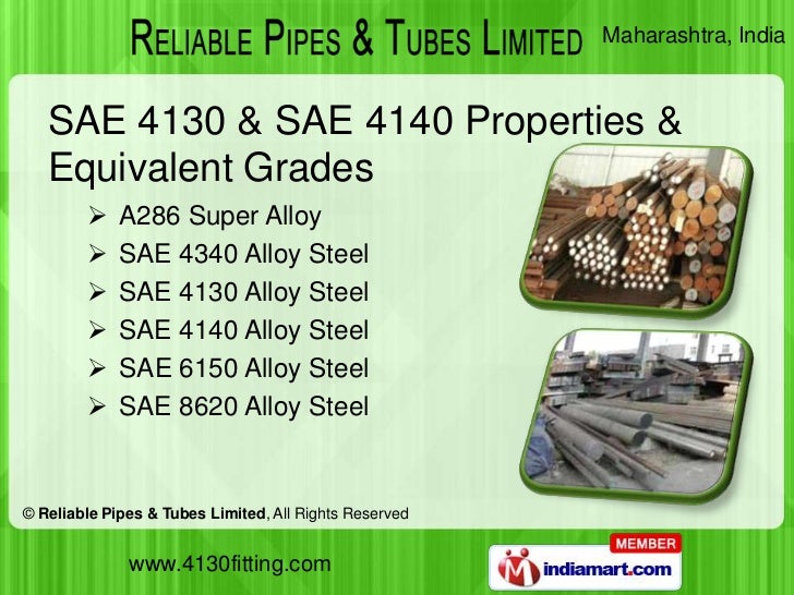 SAE 4130 & SAE 4140 Properties & Equivalent Grades by Reliable Pipes