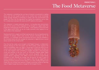 Bombas and Parr | Imminent Future of Food 2022 | PDF