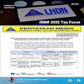 LHDN CP Forms | PPTX