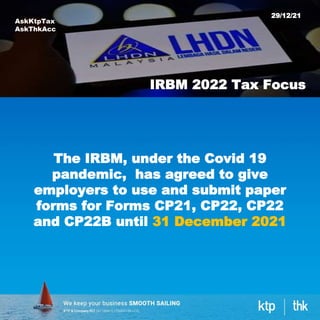 LHDN CP Forms | PPTX