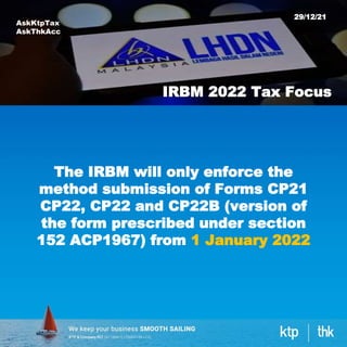 LHDN CP Forms | PPTX