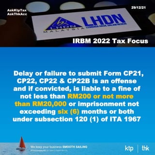 LHDN CP Forms | PPTX