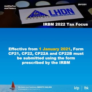 LHDN CP Forms | PPTX