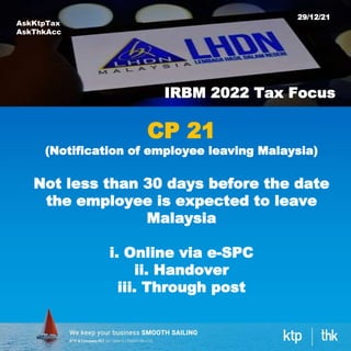 LHDN CP Forms | PPTX