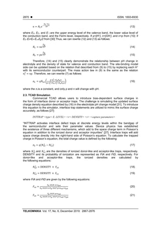 Performance analysis of high-k materials as stern layer in ion-sensitive field effect transistor ...