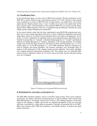 CLASSIFICATION OF ECG ARRHYTHMIAS USING /DISCRETE WAVELET TRANSFORM AND NEURAL NETWORKS | PDF ...