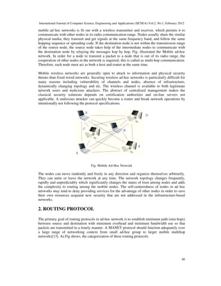 Black-Hole and Wormhole Attack in Routing Protocol AODV in MANET | PDF