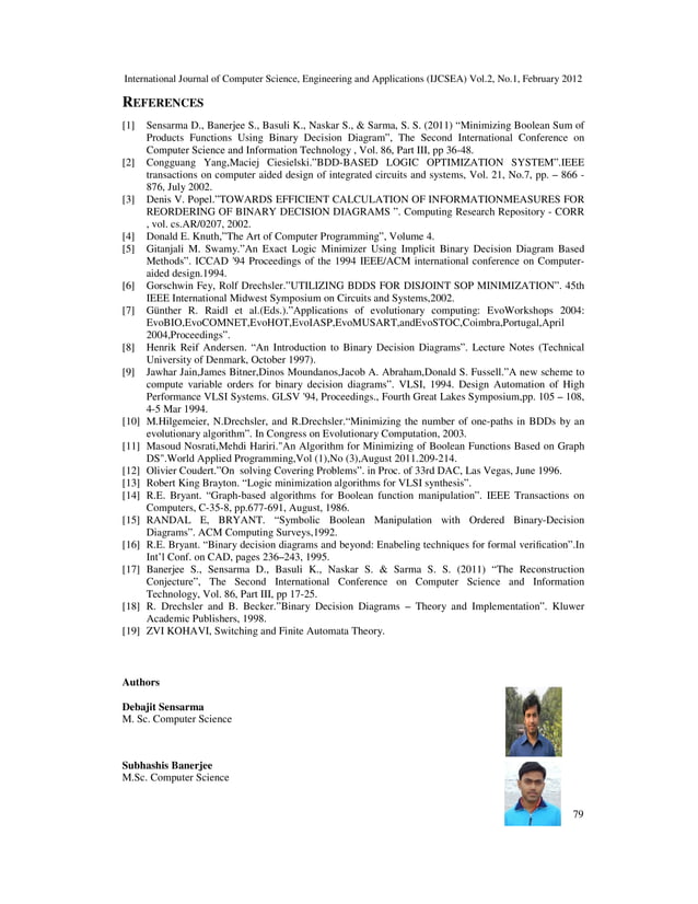 ON AN OPTIMIZATION TECHNIQUE USING BINARY DECISION DIAGRAM | PDF