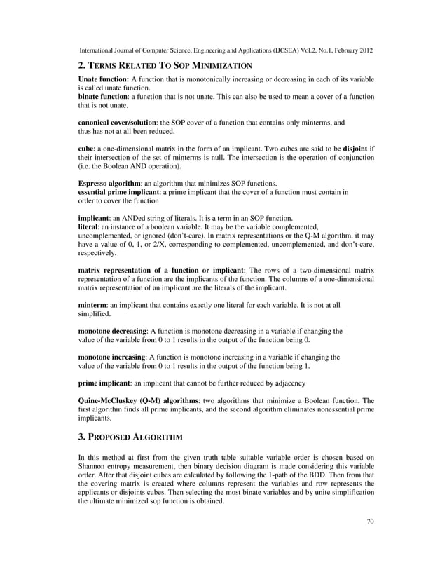 ON AN OPTIMIZATION TECHNIQUE USING BINARY DECISION DIAGRAM | PDF