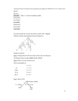 ON AN OPTIMIZATION TECHNIQUE USING BINARY DECISION DIAGRAM | PDF